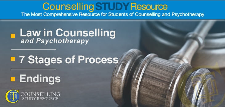 038 – Law in Counselling and Psychotherapy – Seven Stages of Process ...