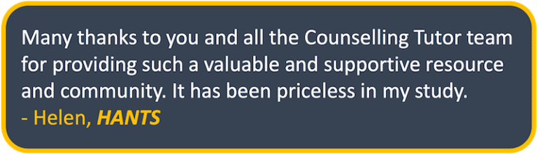 Counselling Study Resource - CSR • Counselling Tutor